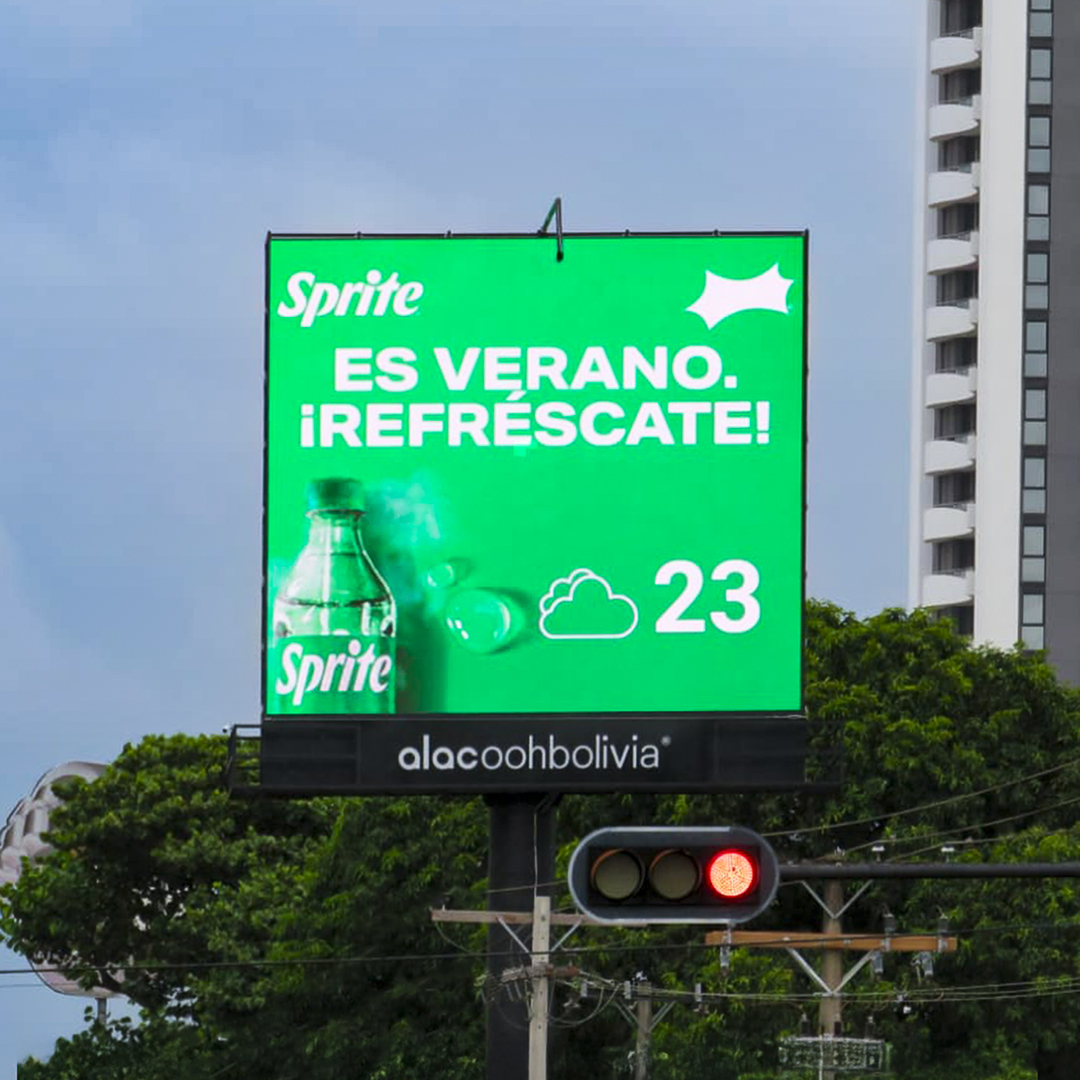 Sprite y Alac OohBolivia revolucionan la publicidad con Alac Real Time ...